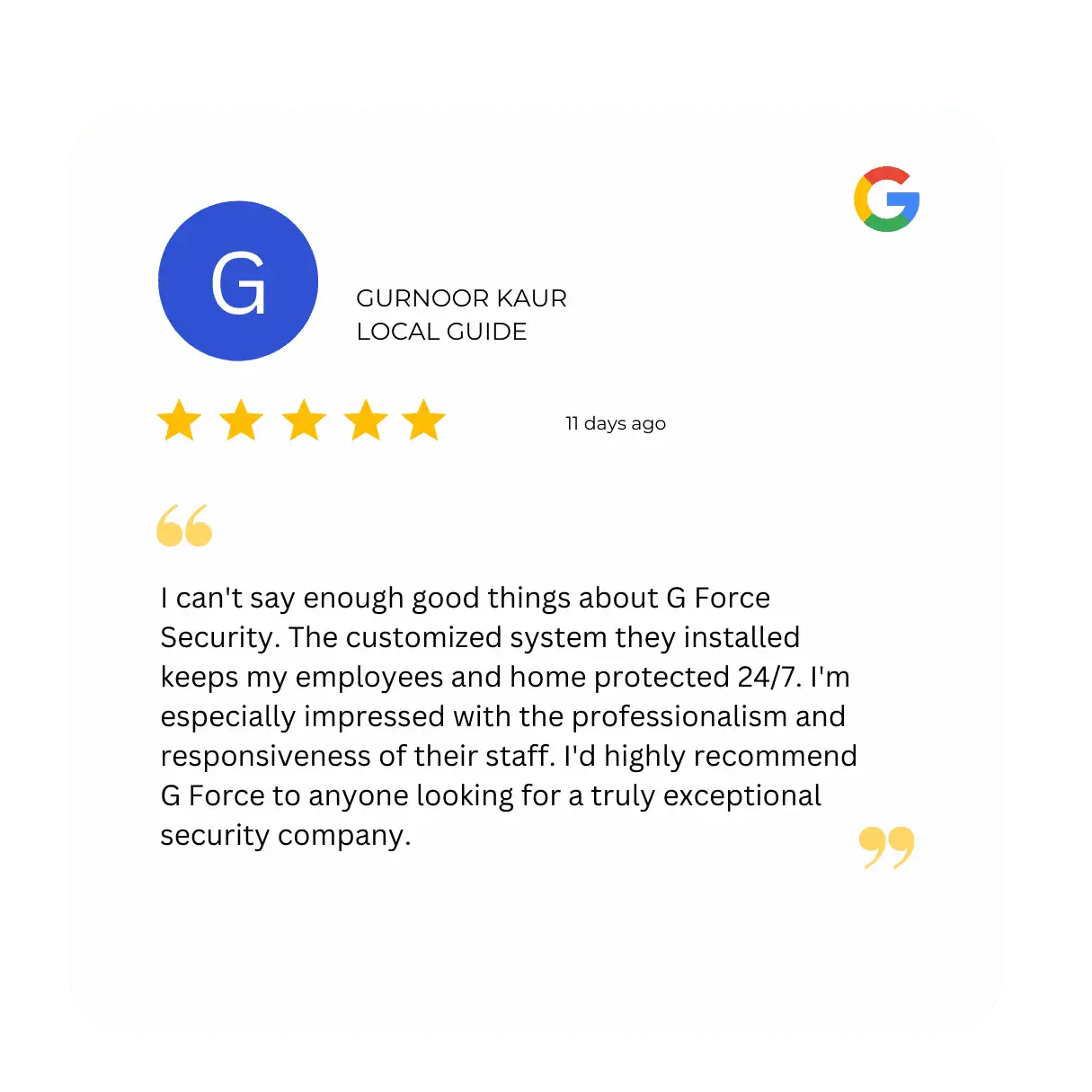 G Force Security - Your Trusted Security Services Provider in Canada
