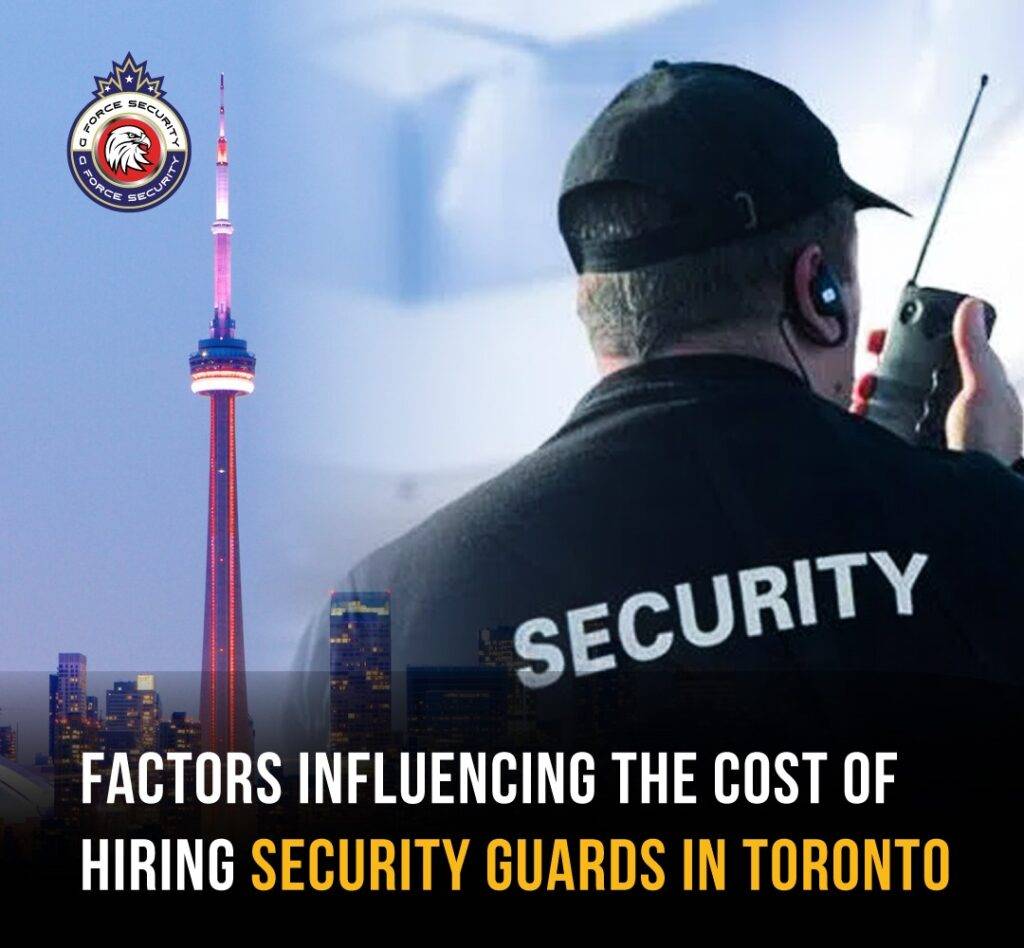 Factors Influencing Cost of Hiring Security Guards in Toronto